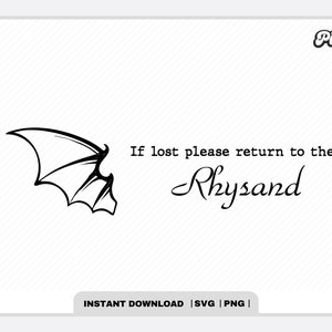 ACOTAR Rhysand SVG PNG, A Court of Thorns and Roses Svg Png, Trendy ...