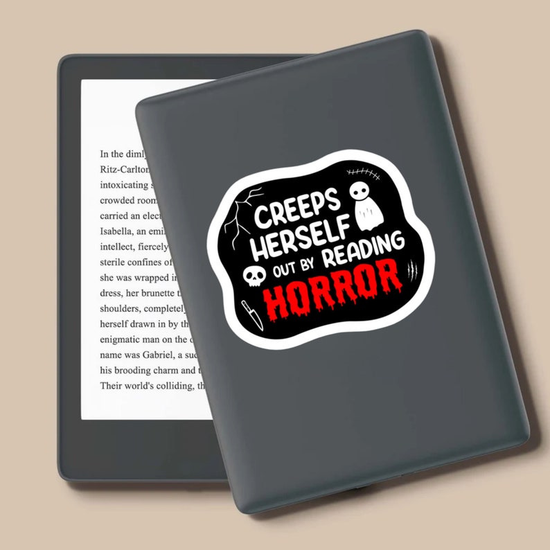 Creeps Herself Out by Reading Horror SVG PNG, Cute Trendy Aesthetic ...