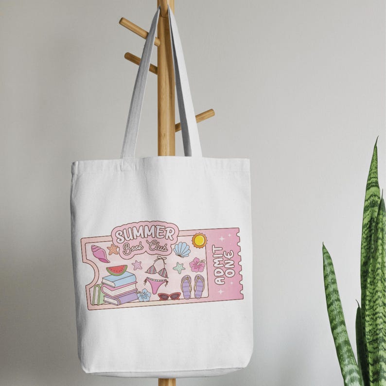 Summer Book Club Admit One Ticket PNG, Cute Trendy Aesthetic Popular ...
