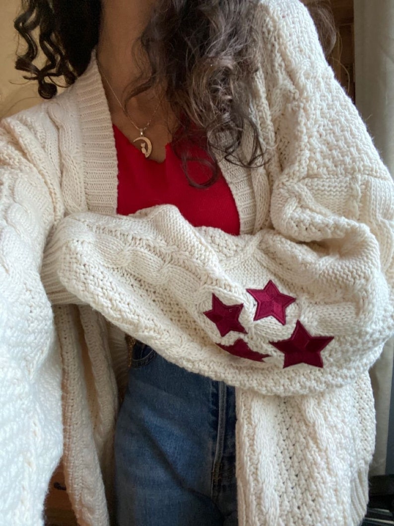 Swiftie Folklore Cardigan Swiftie Cardigan Cardigantaylor Swift Knitted ...
