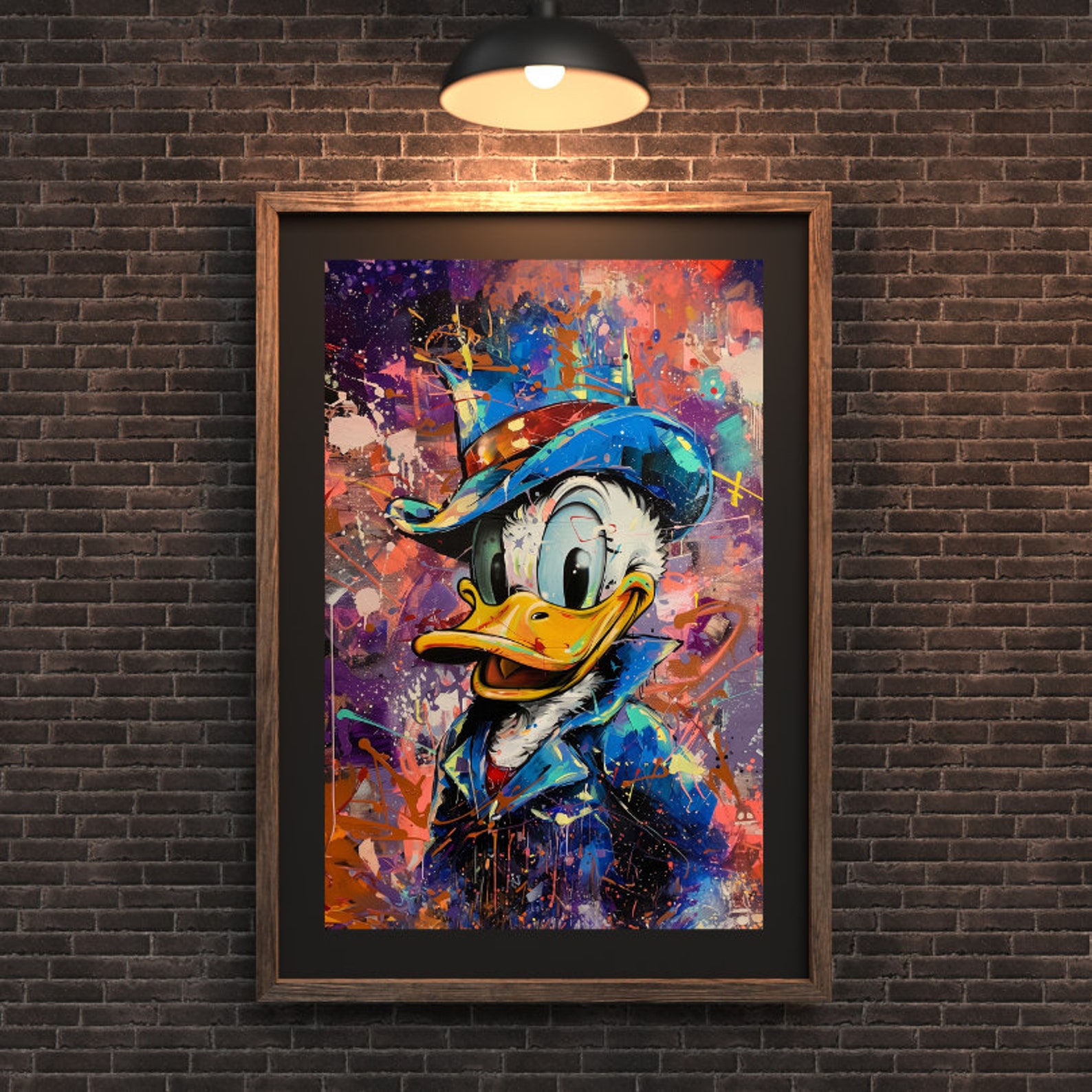 Scrooge Mcduck Pop Art Digital Poster Downloadable Wall Art Home Decor ...