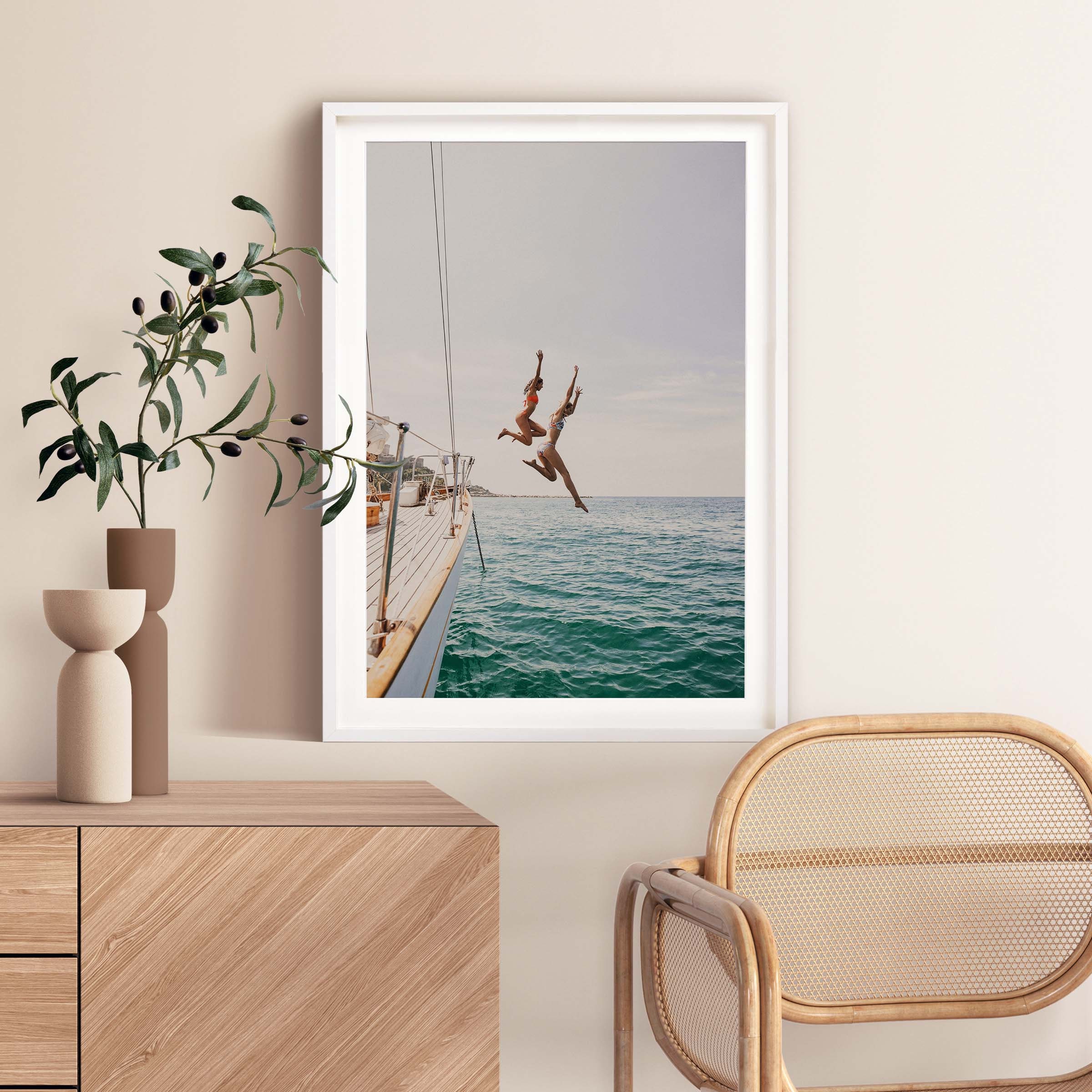 Fine Art Print Ocean Minimalist Art Surfing Lifestyle Wall Decor Los ...