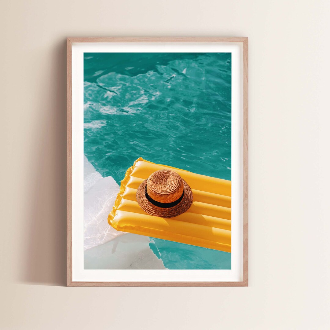 Midcentury Modern Poolside Wall Art, Retro Art Print, Trendy Poster ...