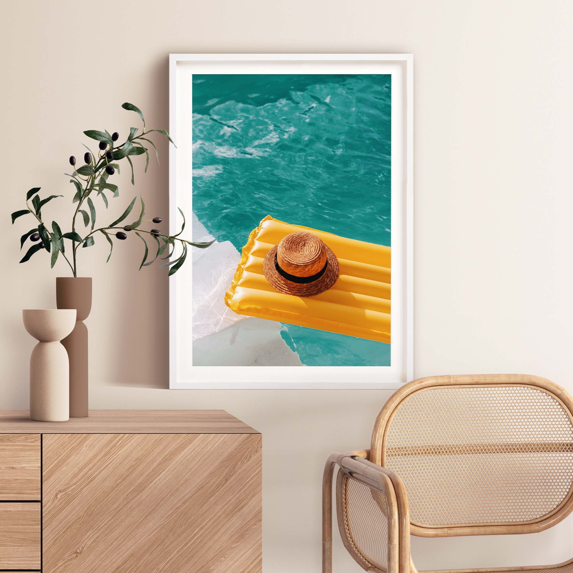 Midcentury Modern Poolside Wall Art, Retro Art Print, Trendy Poster ...