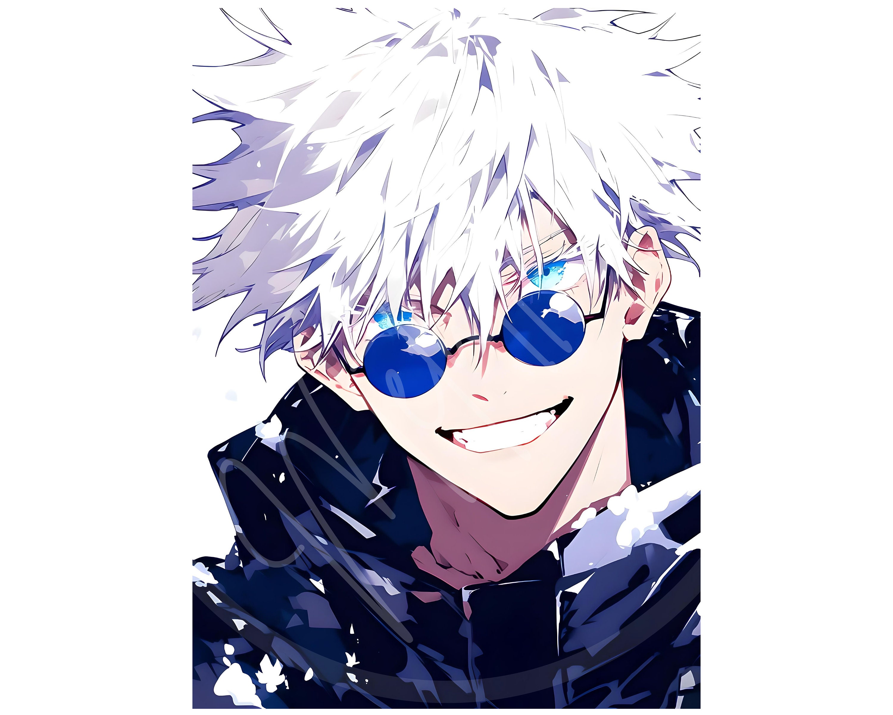 Jujutsu Kaisen Satoru Gojo Wall Art Metal Print Metal Art Poster Anime ...