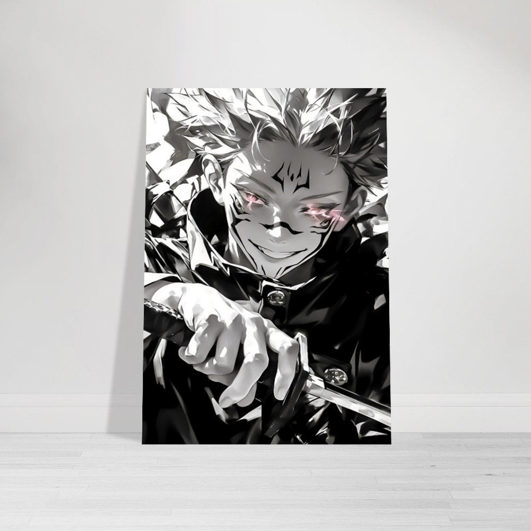 Jujutsu Kaisen Ryomen Sukuna Wall Art Metal Print Metal Art Poster ...
