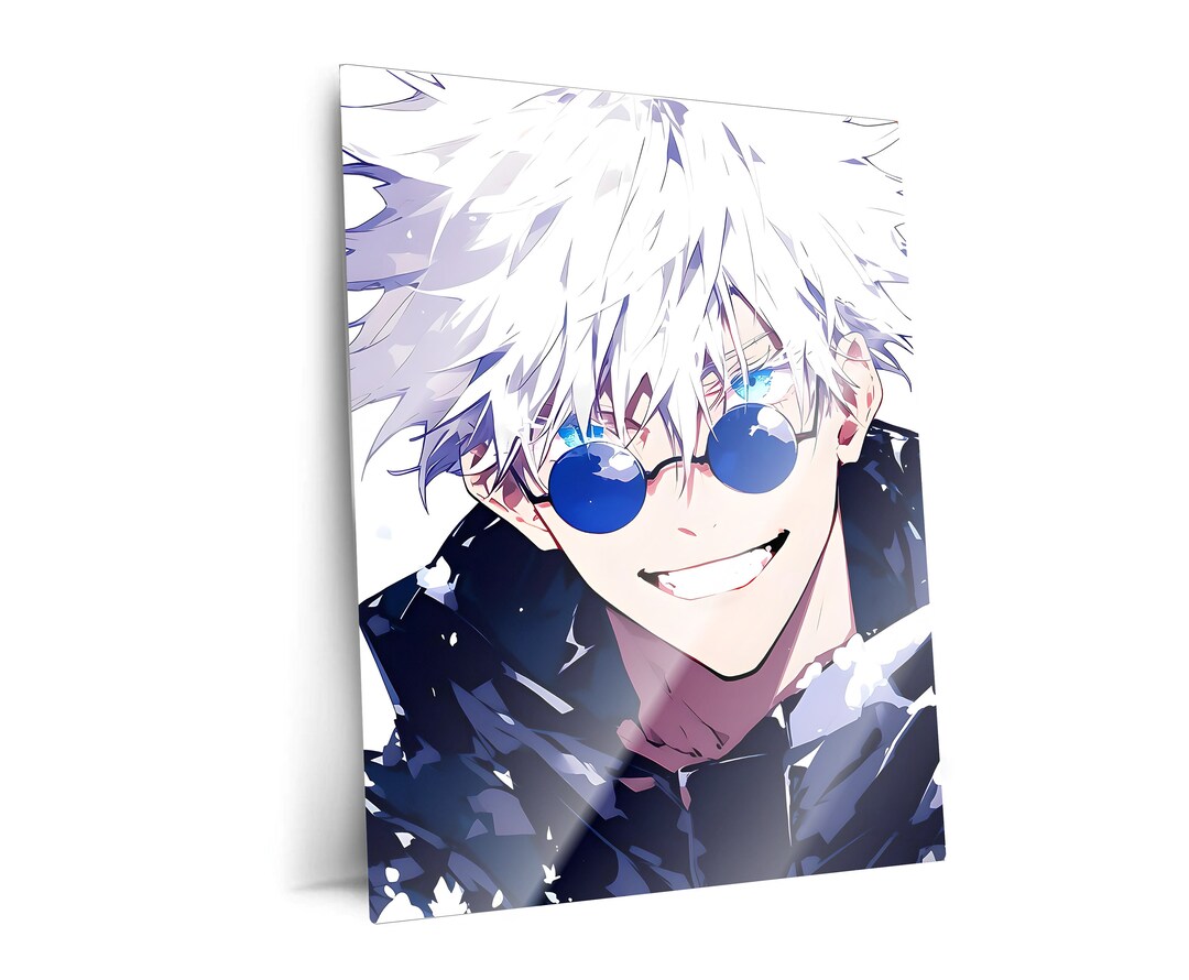 Jujutsu Kaisen Satoru Gojo Wall Art Metal Print Metal Art Poster Anime ...