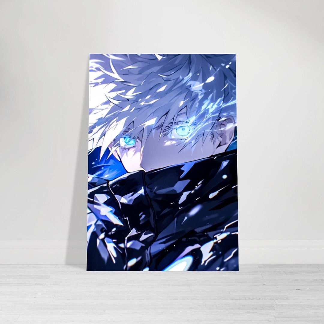 Jujutsu Kaisen Satoru Gojo Wall Art Metal Print Metal Art Poster Anime ...