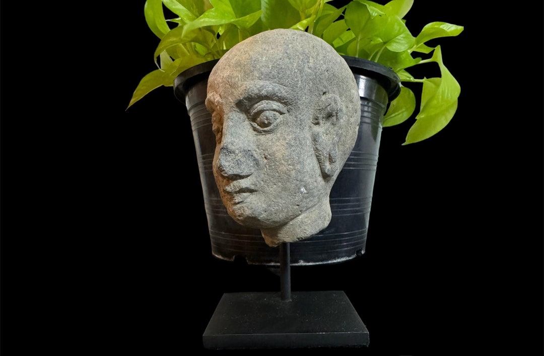 Ancient Gandhara Stone Head - Etsy
