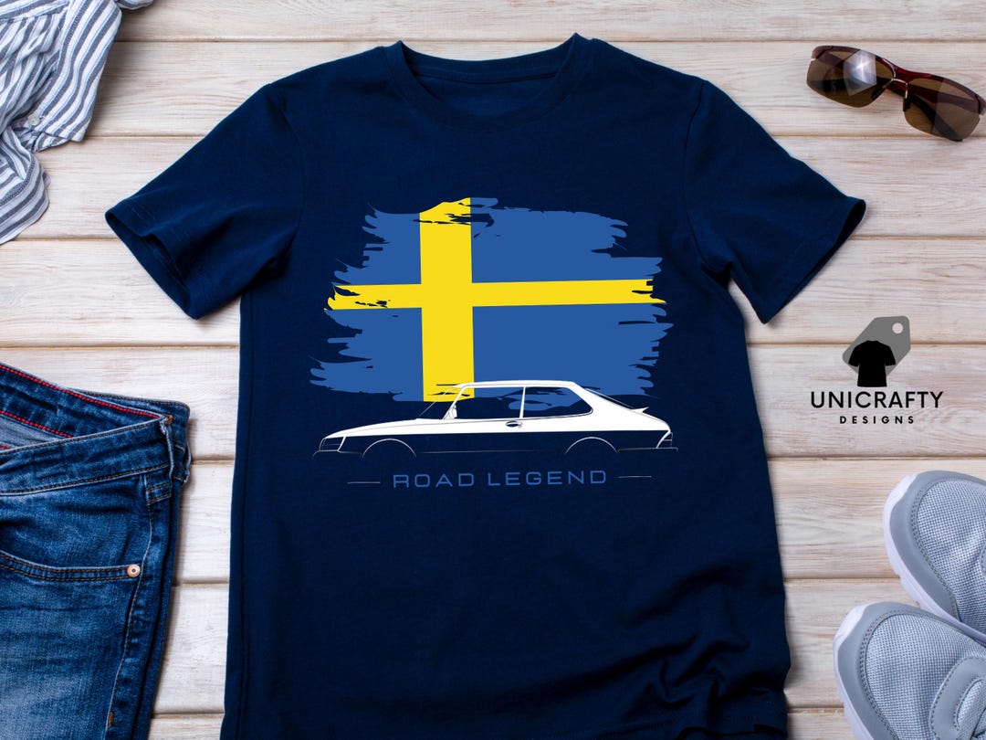 Inspired by the Classic Saab 900 T Shirt | Vintage Car Lover Short ...