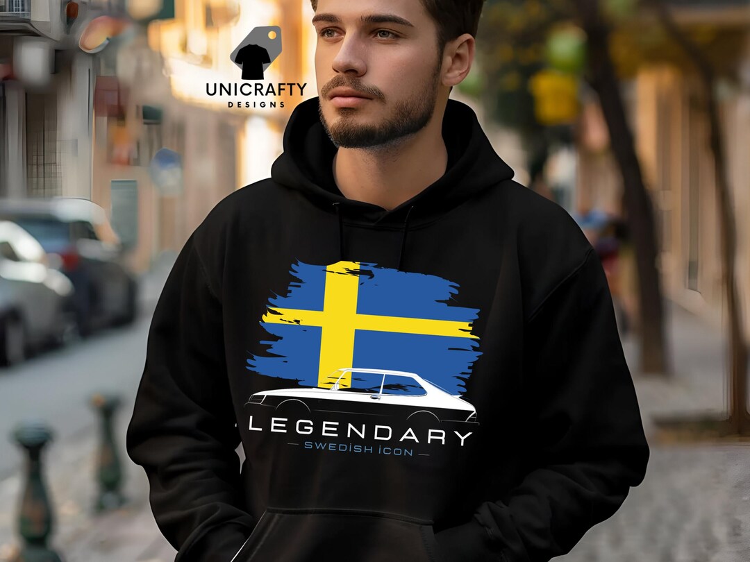 Inspired by the Classic Saab 900 Hoodie | Vintage Car Lover Long Sleeve ...