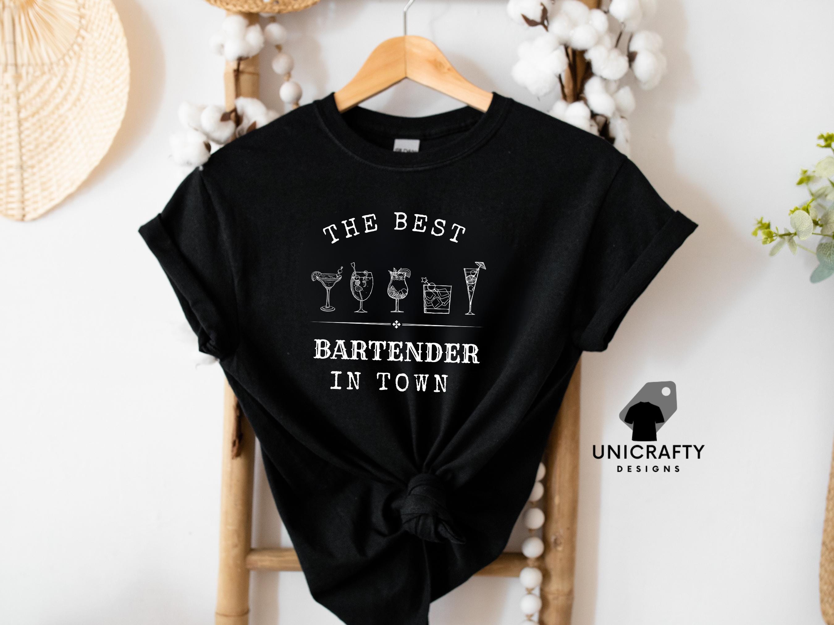 Best Bartender Tee, Local Bar Keeper T-shirt, Gift for Bartender, Town ...