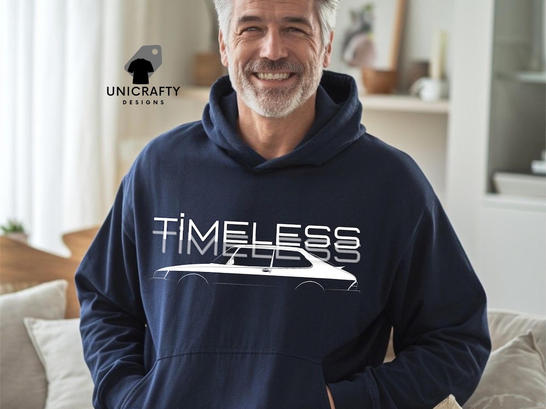 Inspired by the Classic Saab 900 Hoodie | Vintage Car Lover Long Sleeve ...