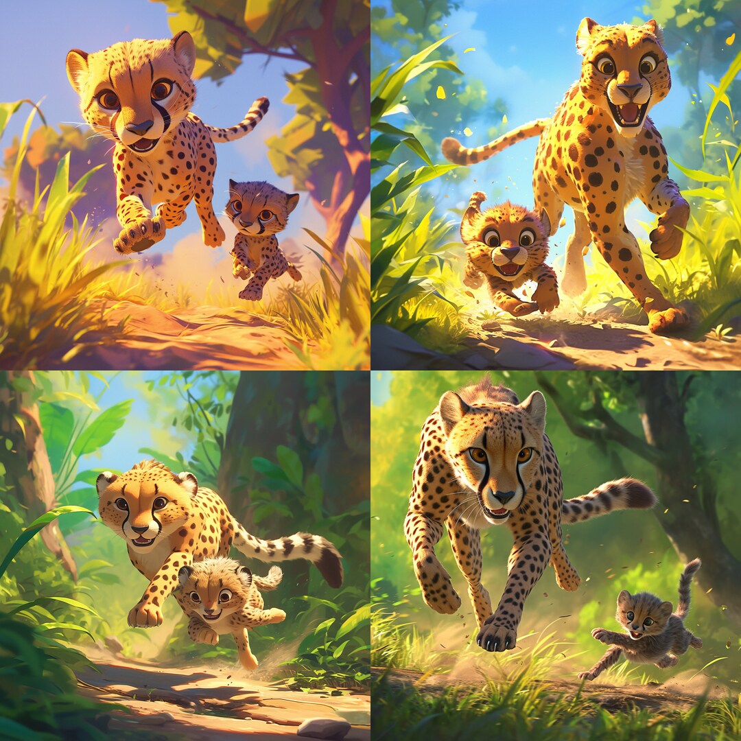Unique Leopard Digital Artwork - Etsy