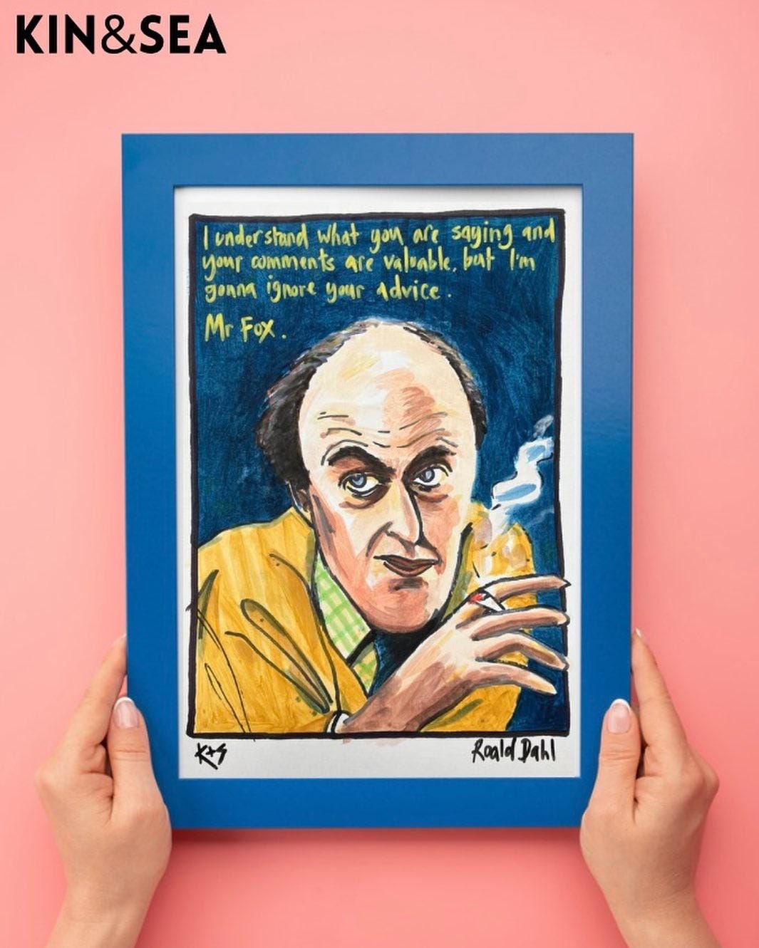 Roald Dahl Print and Quote - Etsy
