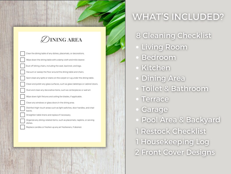 Airbnb Cleaning Checklist | Editable Airbnb Canva Template | Cleaning ...
