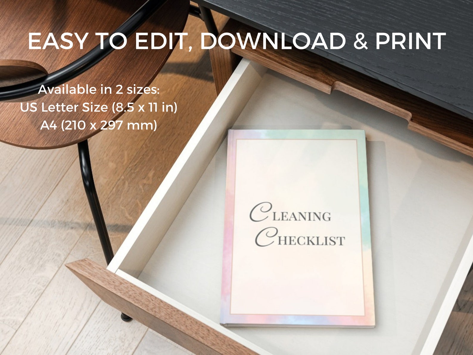 Airbnb Cleaning Checklist | Editable Airbnb Canva Template | Cleaning ...