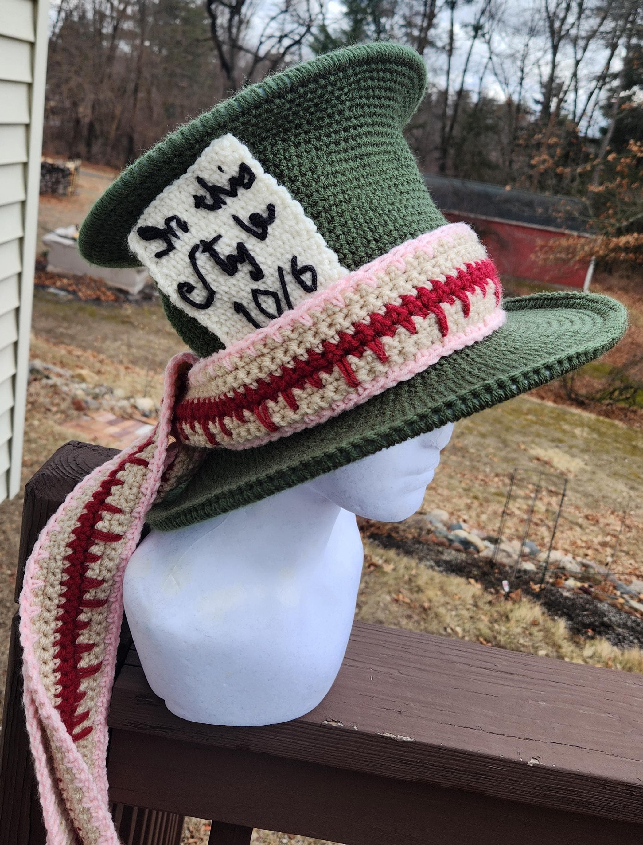 Mad Hatter Hat With Sash - Etsy