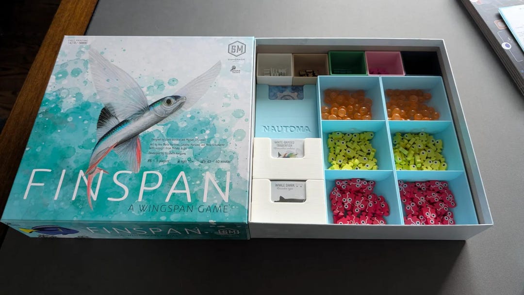 Finspan Board Game Insert / Organizer - Etsy