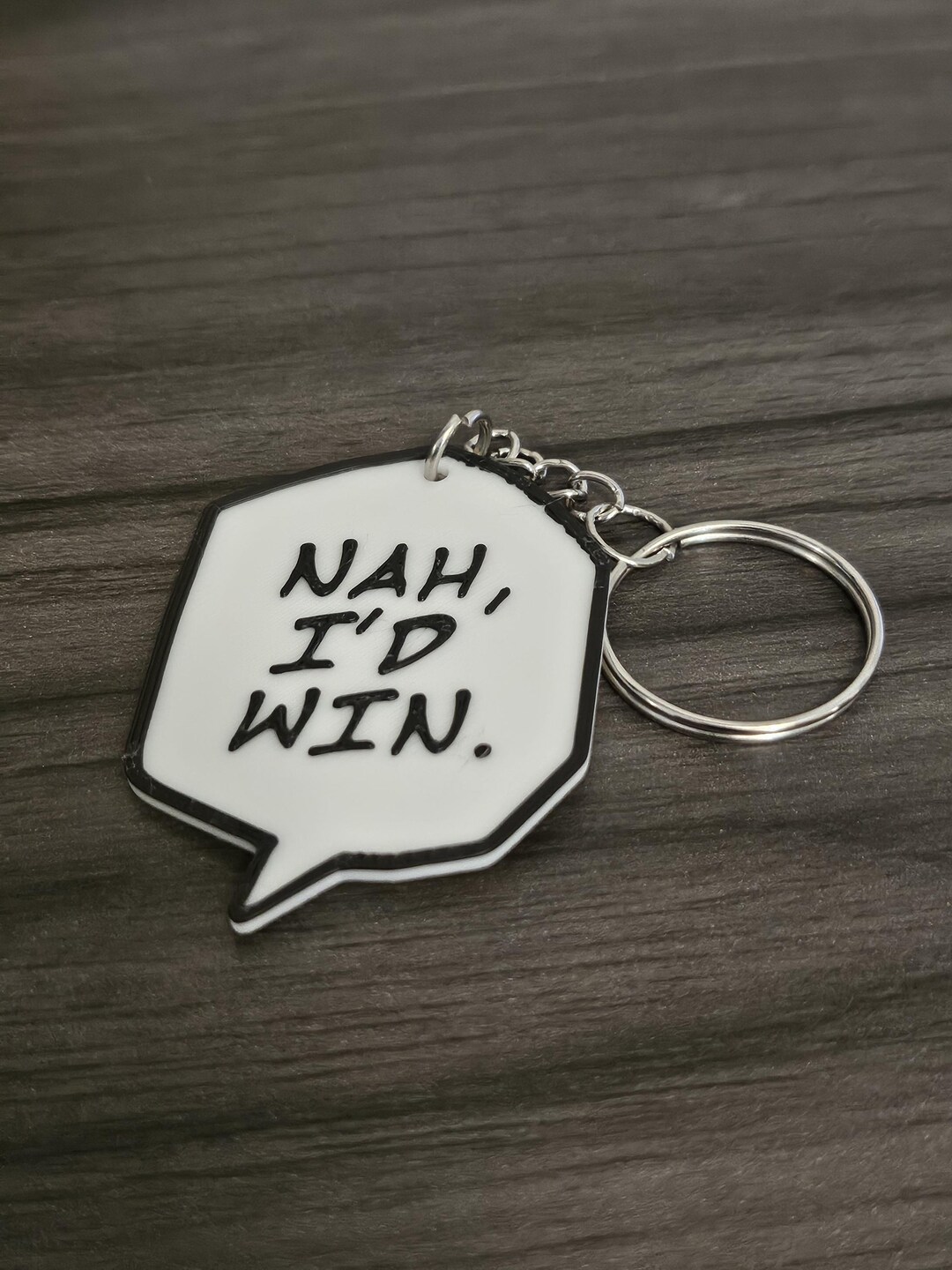 Jujutsu Kaisen Gojo Satoru Manga JJK Nah I'd Win Speech Bubble Keychain ...