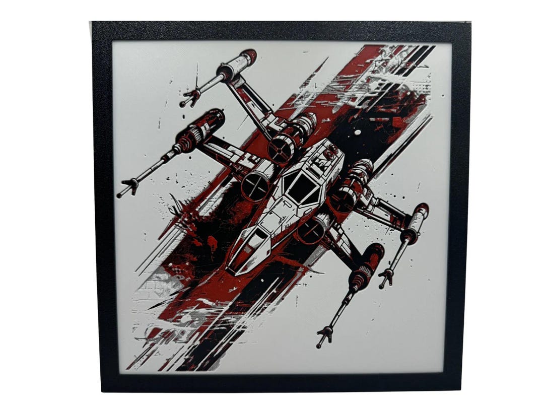 X-wing Painting 3D Printed - Etsy