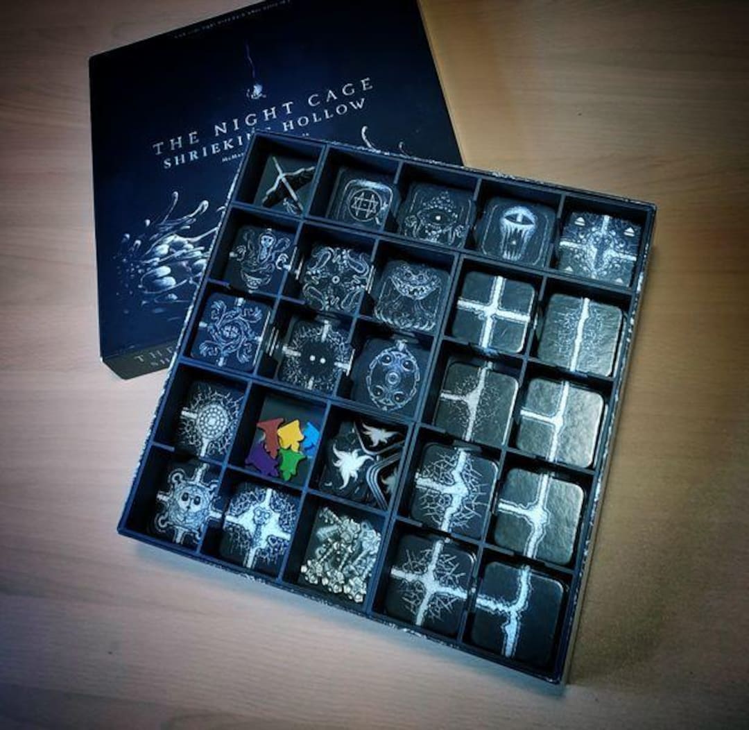 The Night Cage + Expansion Board Game Organizer / Insert - Etsy