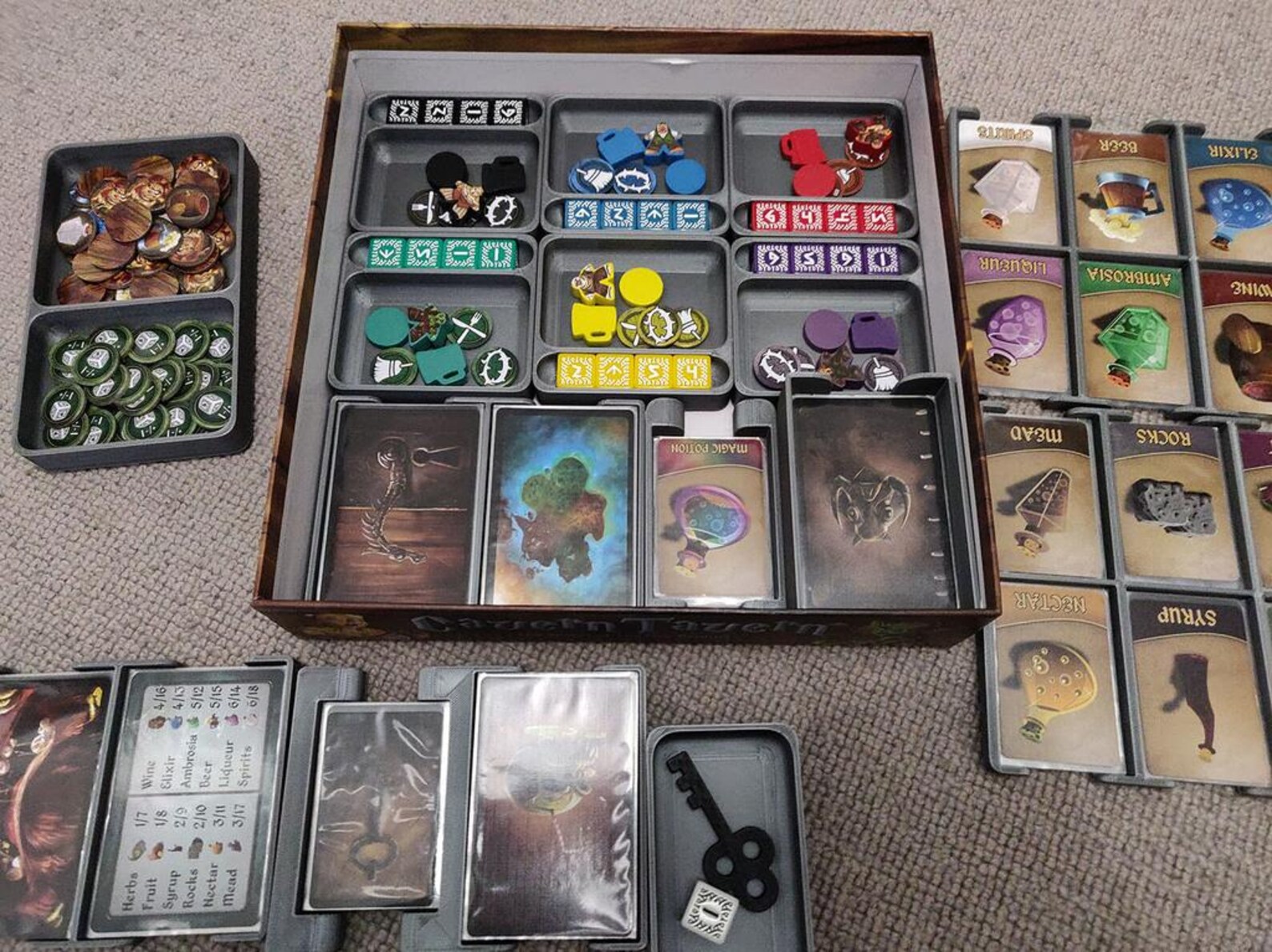 Cavern Tavern Board Game Organizer and Insert - Etsy