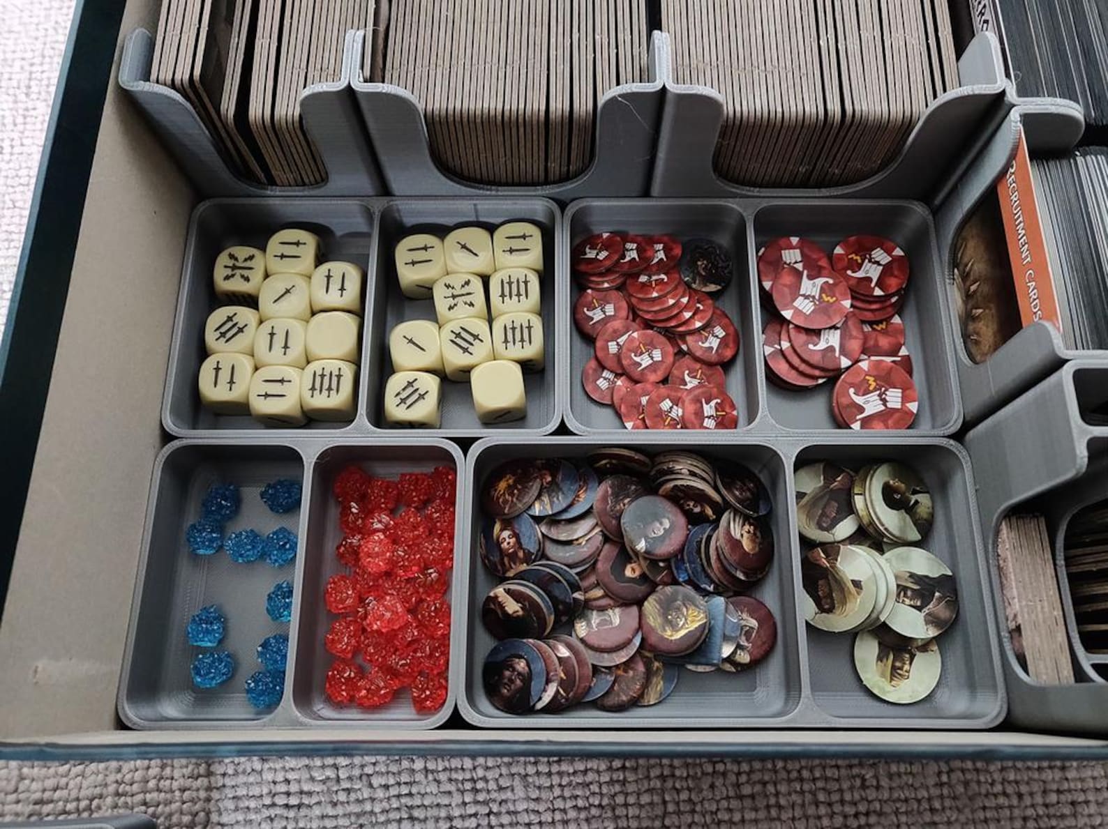 Mythic Battles: Pantheon - Deluxe Storage Box Board Game Organizer and ...