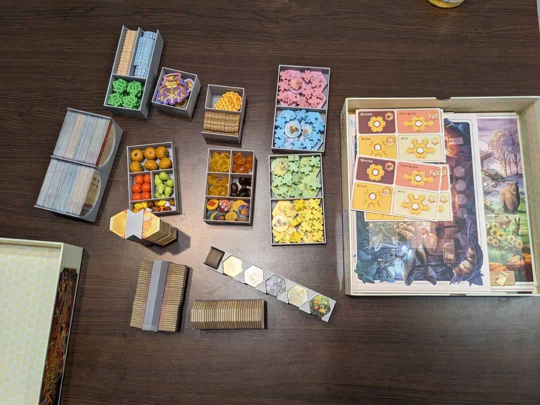 Honey Buzz + Fall Flavors Board Game Organizer / Insert - Etsy