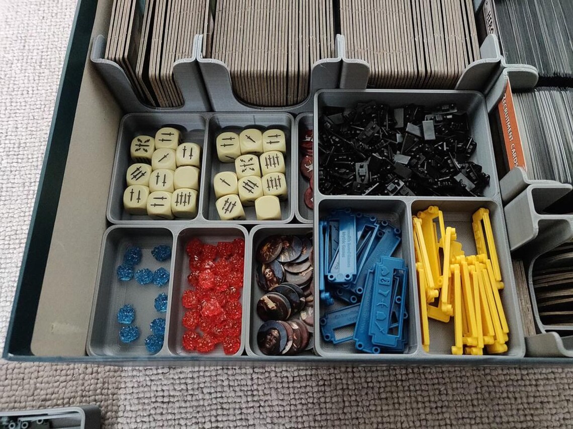 Mythic Battles: Pantheon - Deluxe Storage Box Board Game Organizer and ...