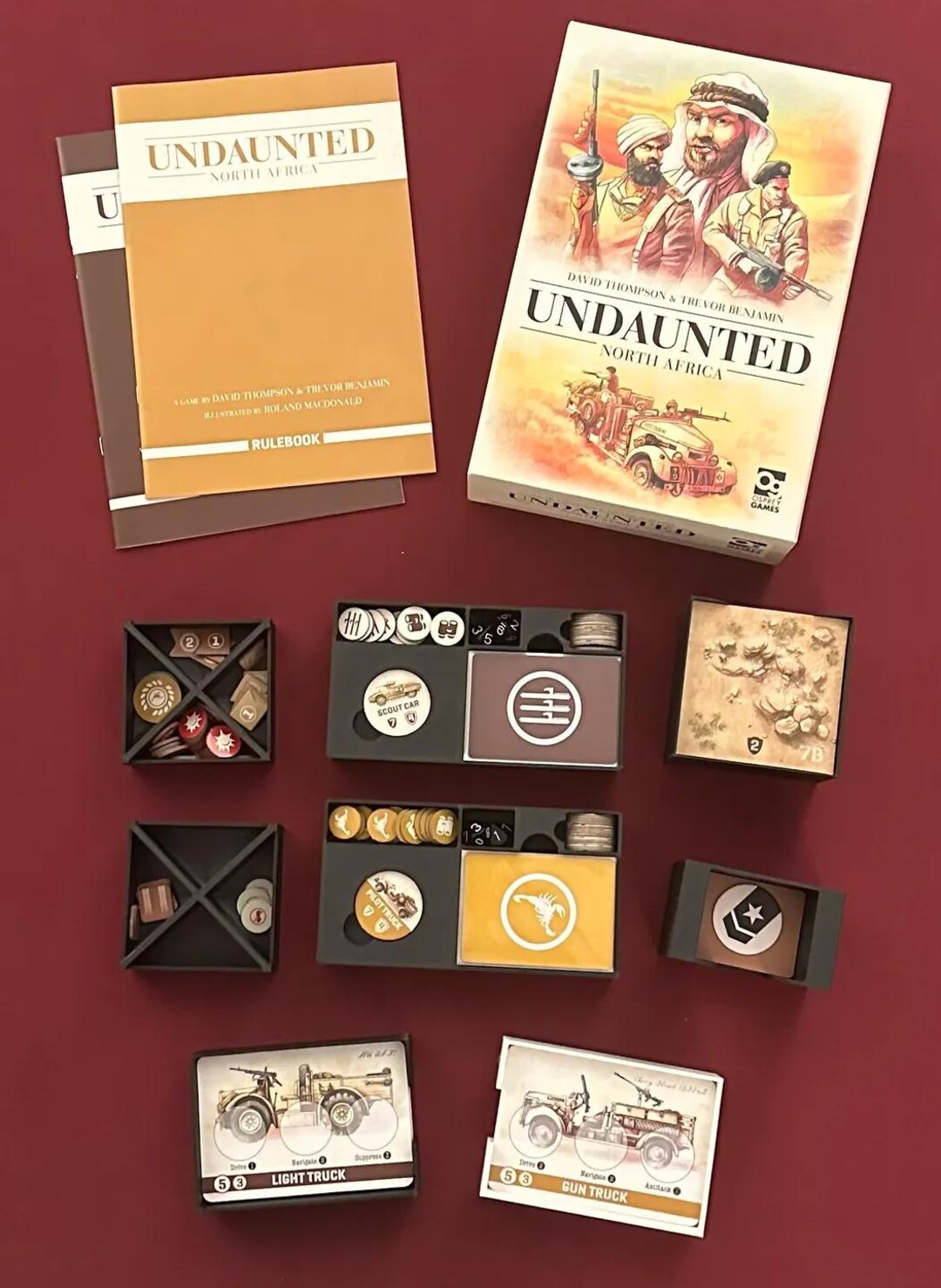 Undaunted North Africa + Expansion Board Game Organizer / Insert - Etsy
