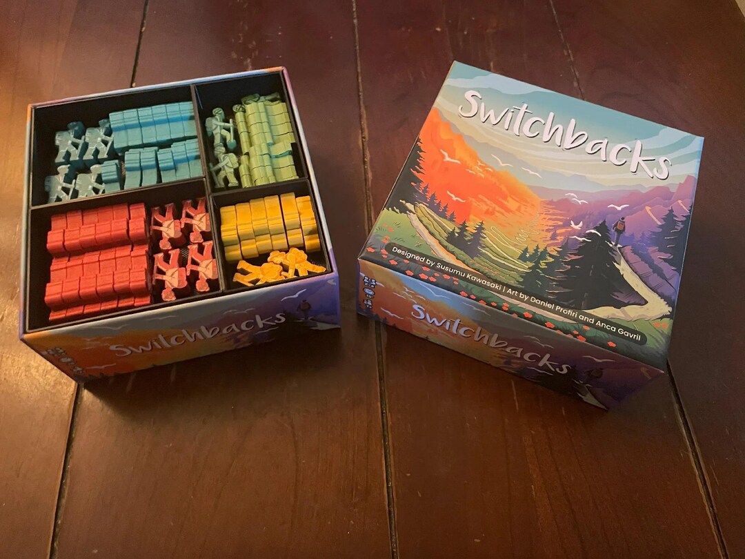 Switchbacks Board Game Organizer and Insert - Etsy