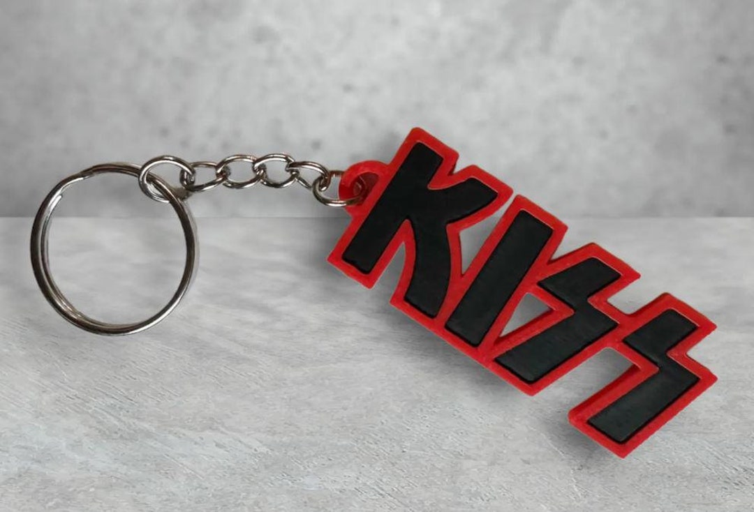 KISS Rock Band Keychain - Etsy