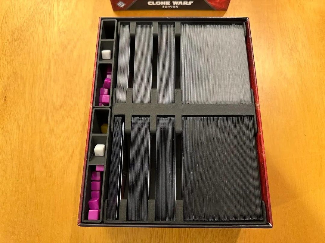 Star Wars Deckbuilding Board Game Organizer and Insert - Etsy