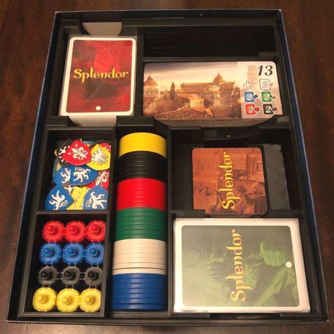 Splendor With Cities of Splendor Expansion Organizer and Insert - Etsy