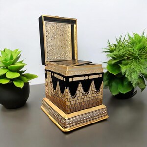 Kaaba Islamic Home Decor | Kaaba Table Decor | Muslim Kaaba Figurine ...