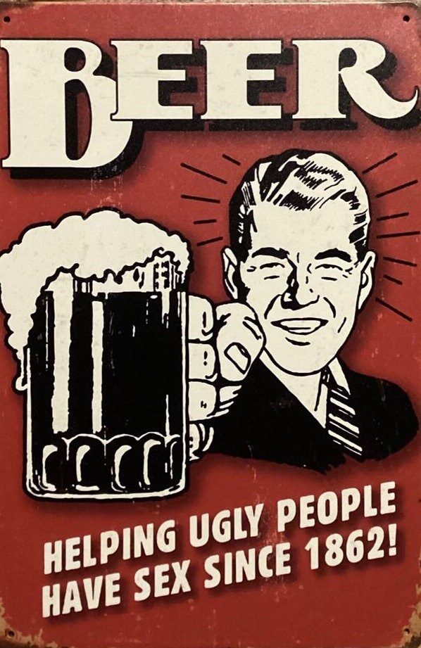 Metal Wall Signs Retro Vintage Tin Plaque Home Bar Man Cave Beer Garage ...