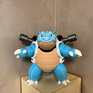 3D Printed Blastoise Amazing Details 31cm Customizable to Order - Etsy
