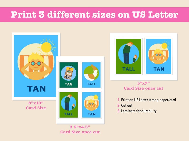 20 Initial T Sound Flashcards, Printable Initial /t/ Speech & Language ...