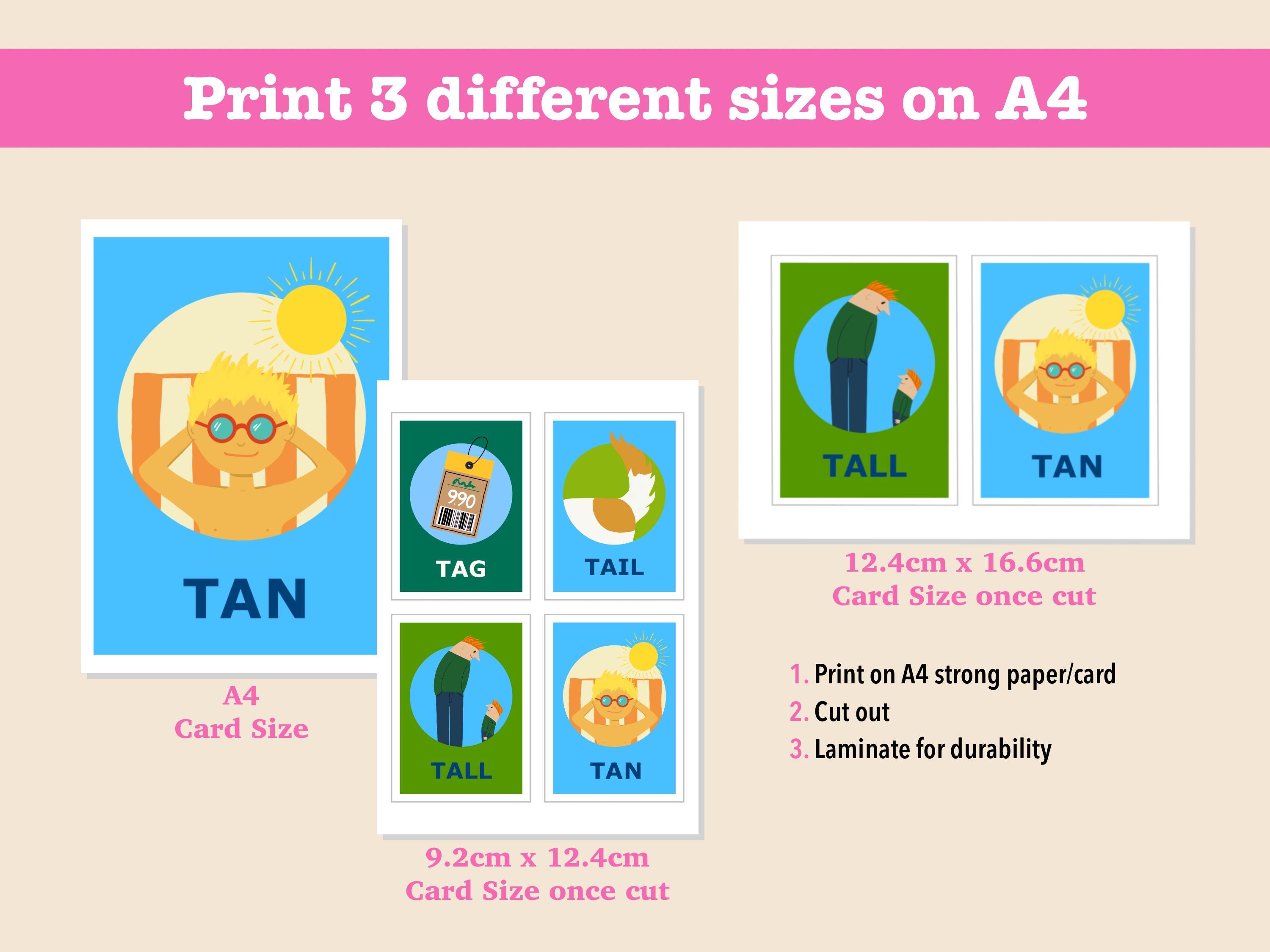 20 Initial T Sound Flashcards, Printable Initial /t/ Speech & Language ...