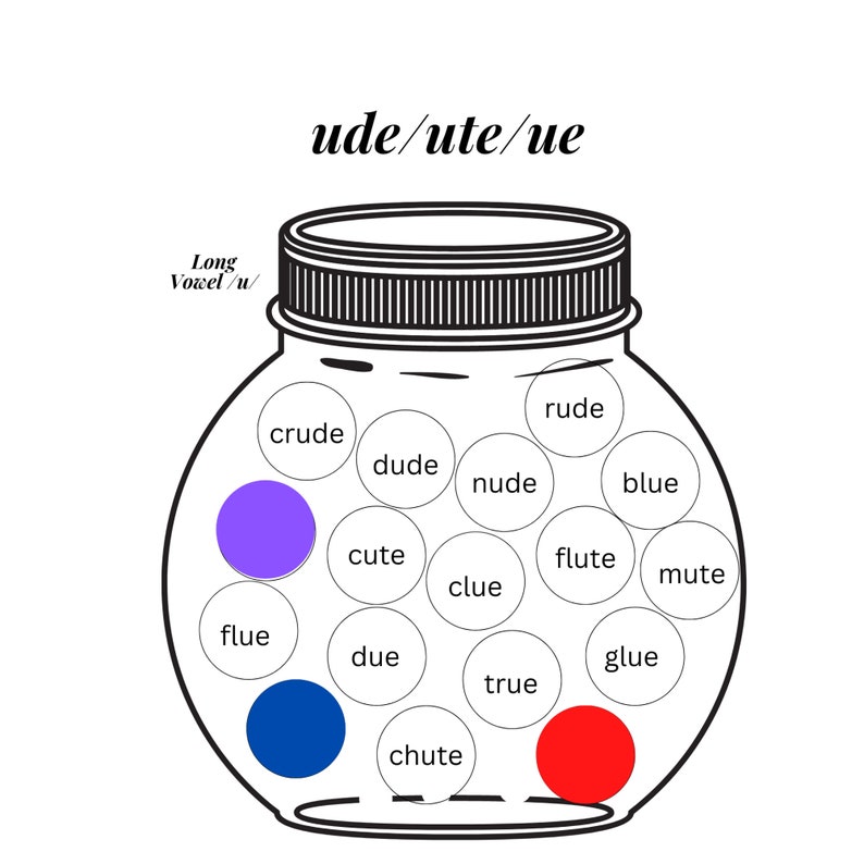 Sight Words, Long Vowel U, Reading Tracker, Reward Chart for Preschool ...