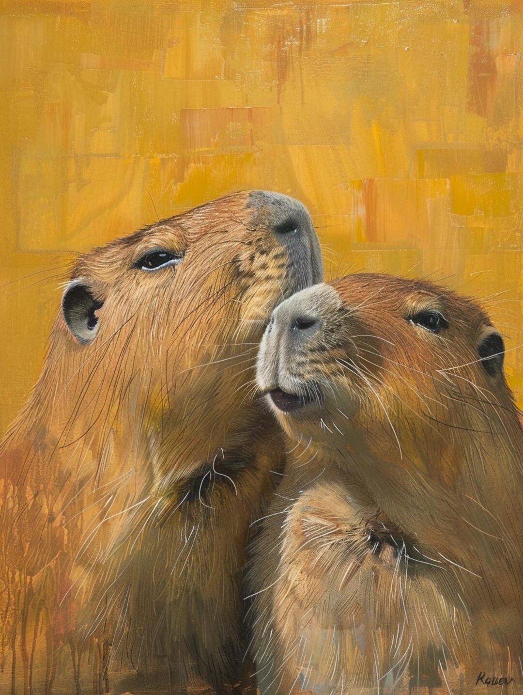 Gentle Giants: Capybara Companions - Etsy