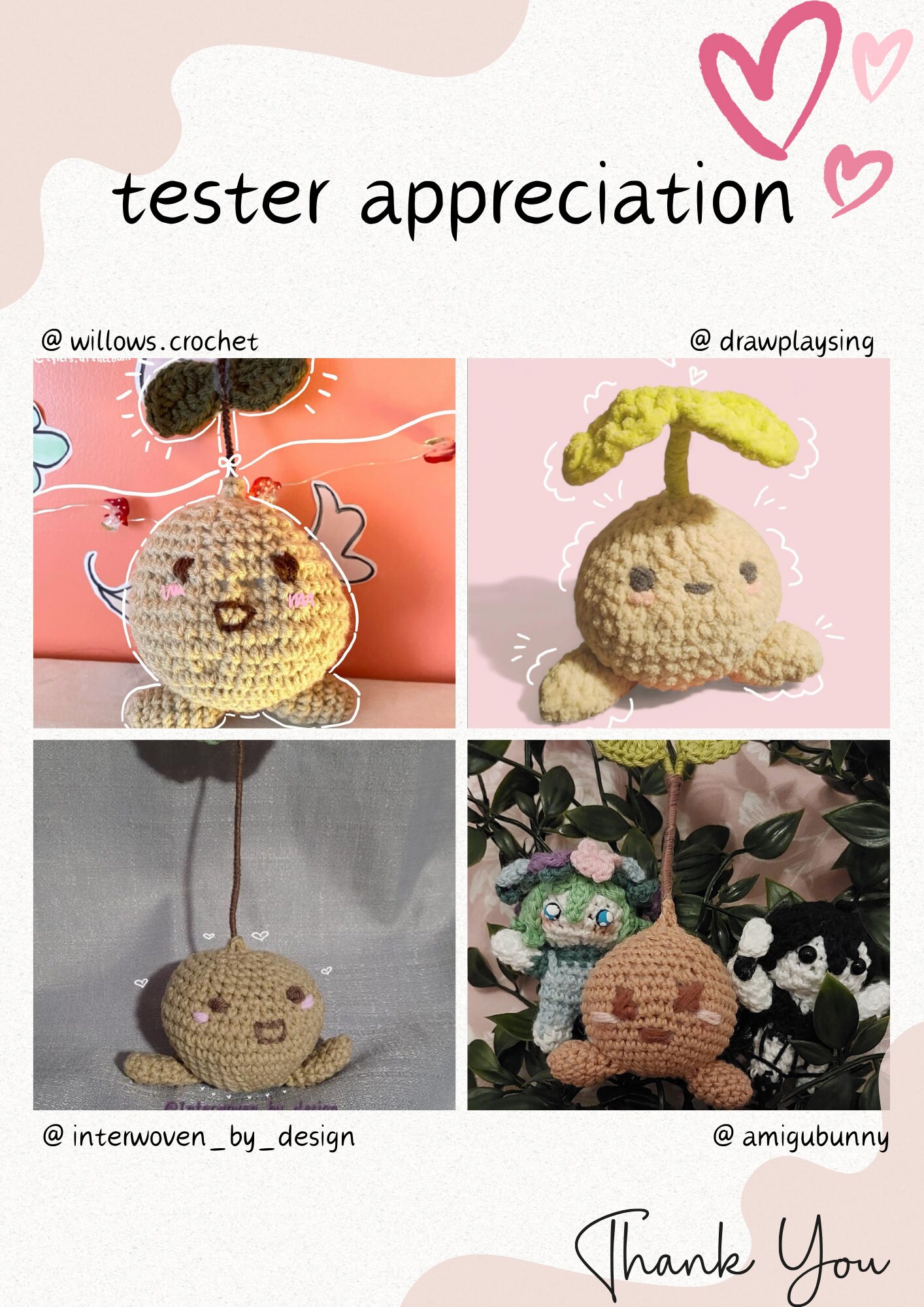 Omori Sprout Mole Crochet (DIGITAL PATTERN) - Etsy