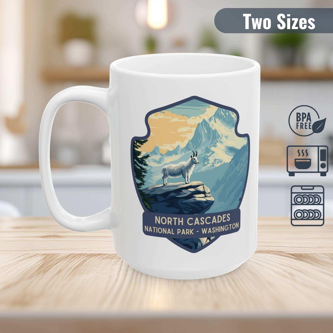 North Cascades National Park Mug: Washington Nature Lover Gift - Etsy