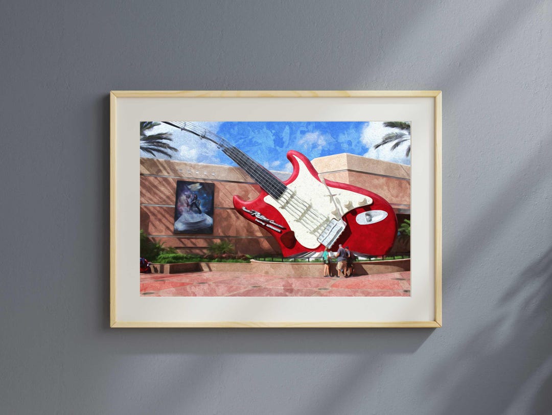 Rock 'n' Roller Coaster Print, Hollywood Studios Florida Wall Art Gift ...