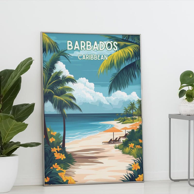 Barbados Art - Etsy
