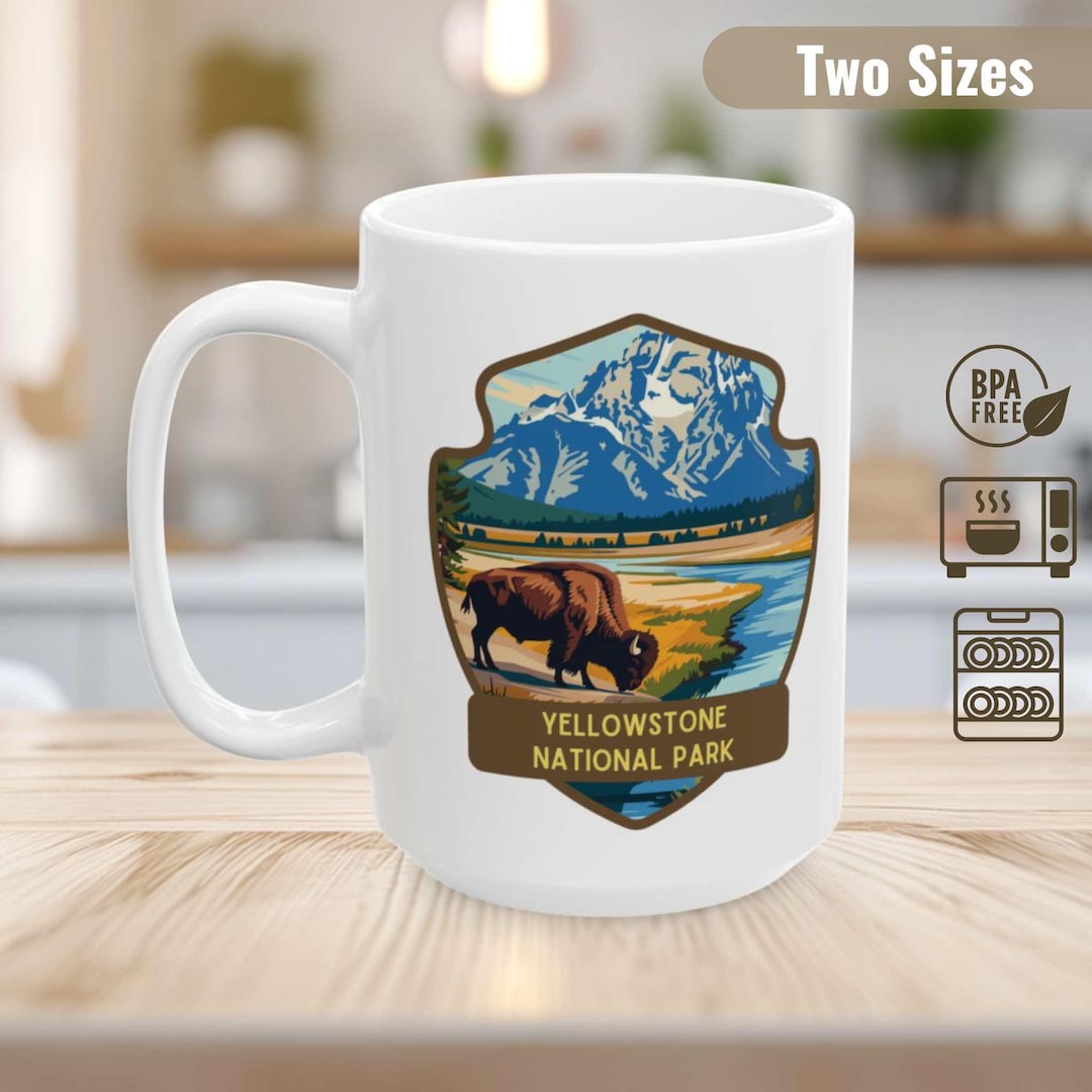 Yellowstone National Park Coffee & Tea Mug Western Nature Lovers ...