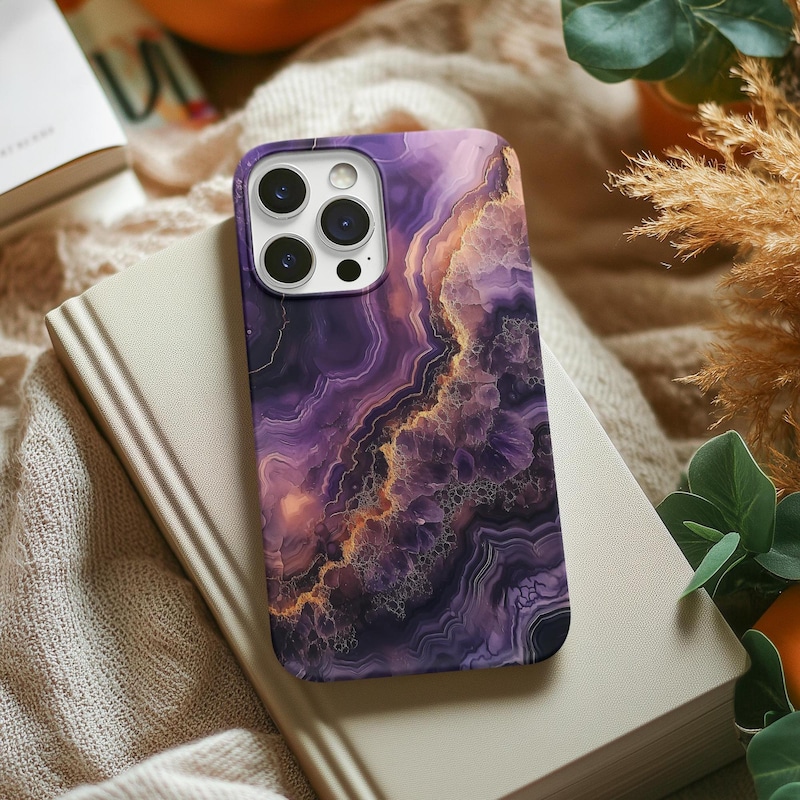 Purple Agate Case - Etsy