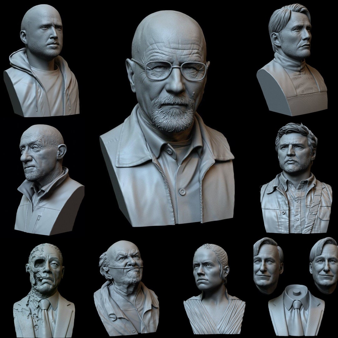 16 Celebrity Figure STL Files CAD Files Blender Models 3D Printing ...