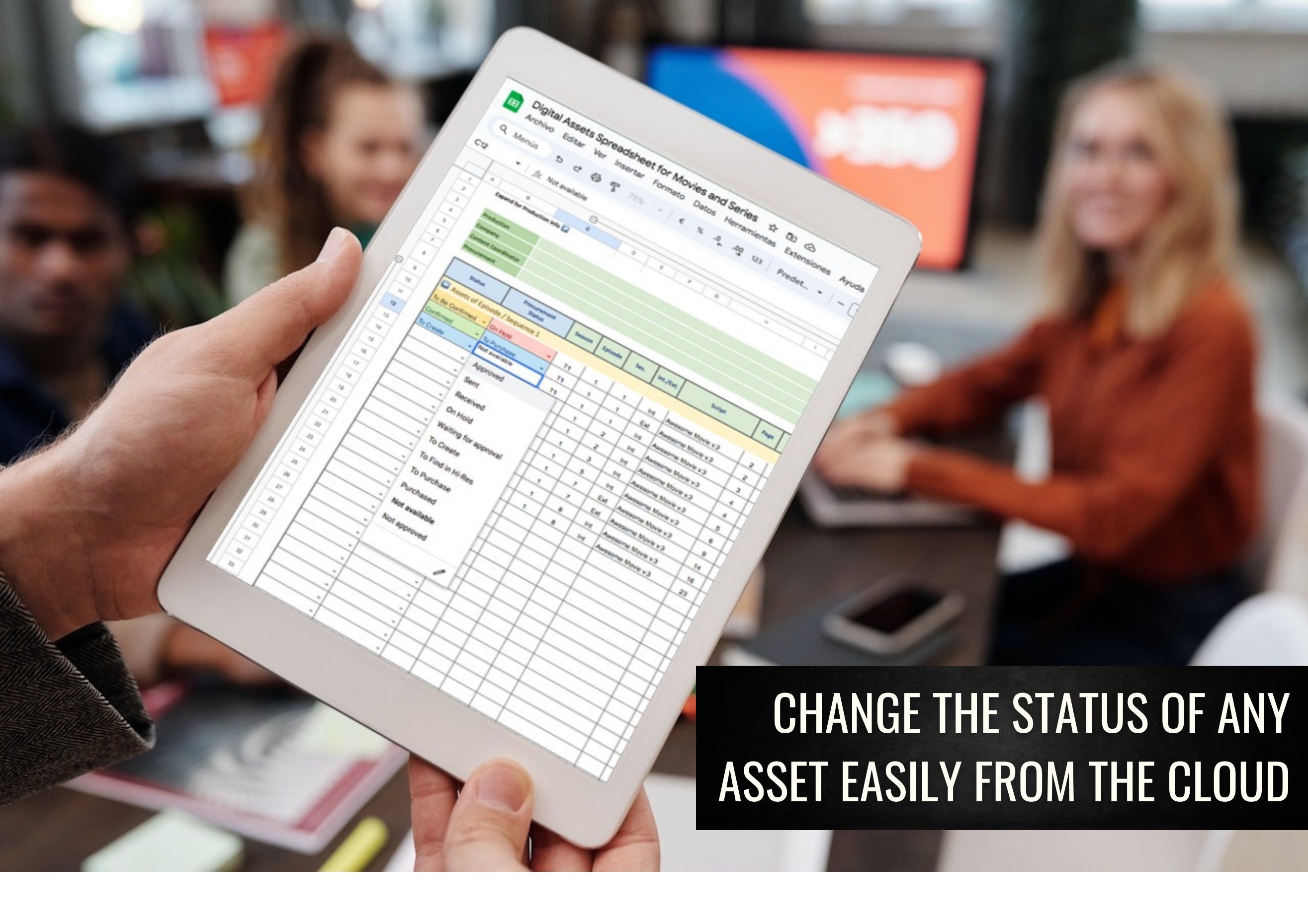 Asset Spreadsheet for Film Production: Classify Assets, Track Their ...